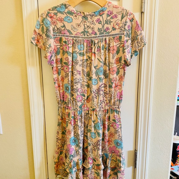 Spell | Dresses | Euc Spell The Gypsy Collective Musk Sayulita Short Sleeve Mini Dress | Poshmark